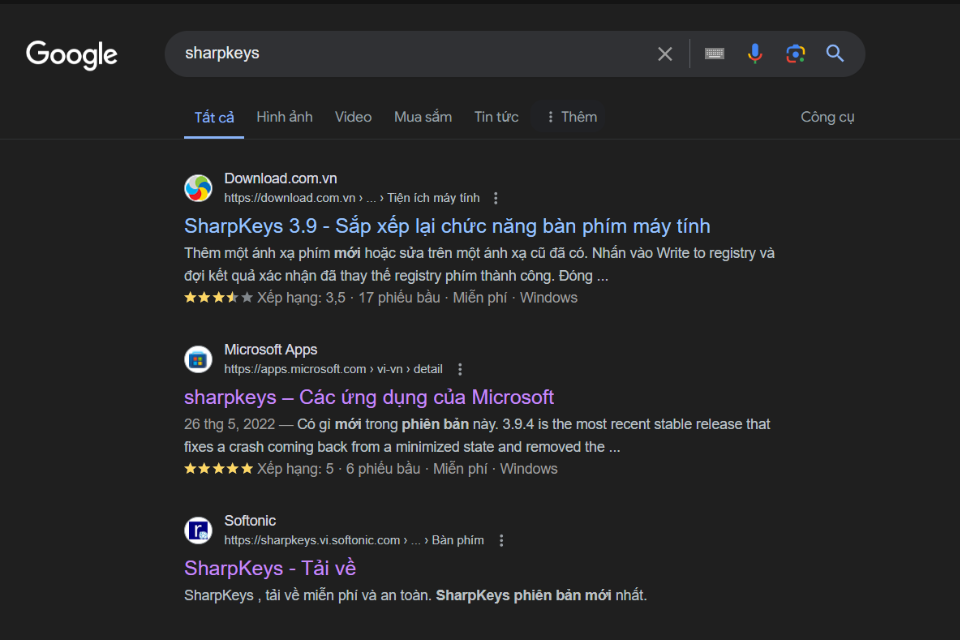 Hướng dẫn sử dụng phần mềm SharpKeys để ánh xạ lại bàn phím